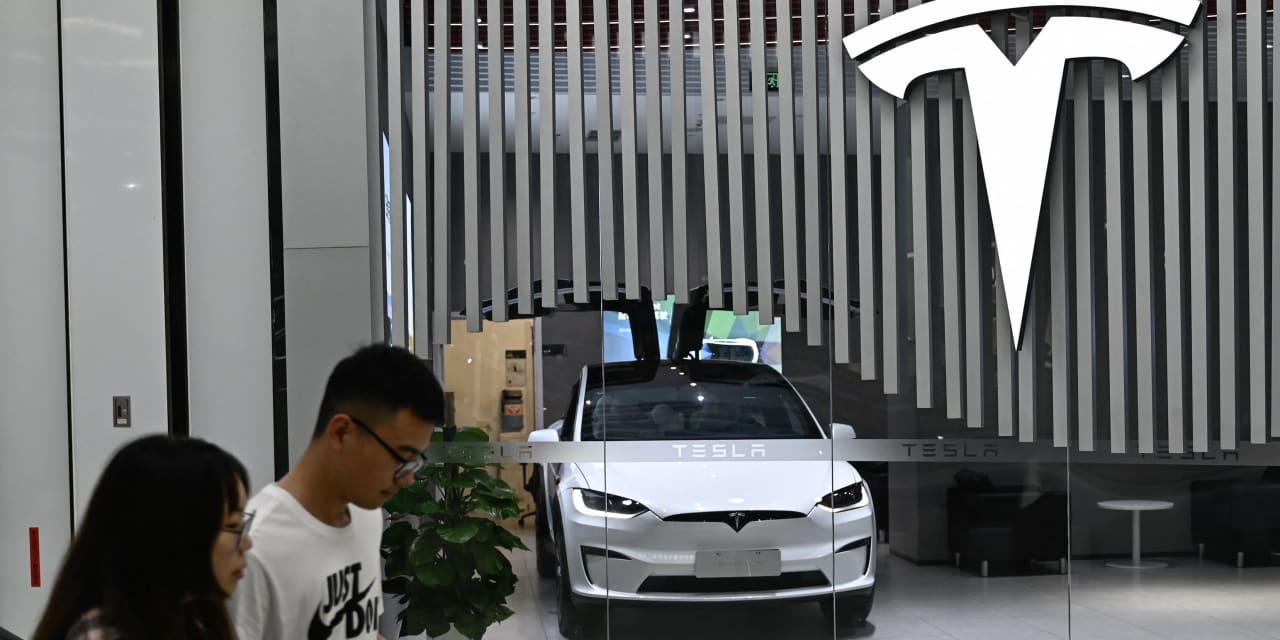 Tesla’s stock jumps 5% as EV maker eyes self-driving rollout in Europe ...