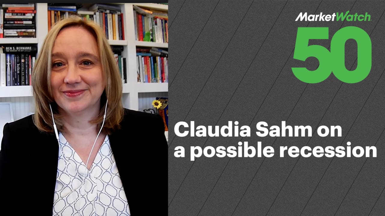 Claudia Sahm says she’s ‘less worried’ about a possible recession ...