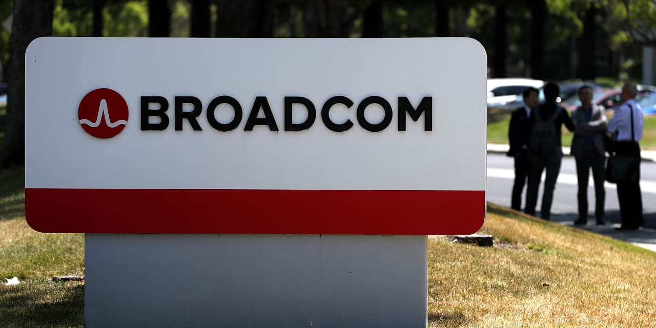 Broadcom stock’s options priced for a move of more than $110 after ...