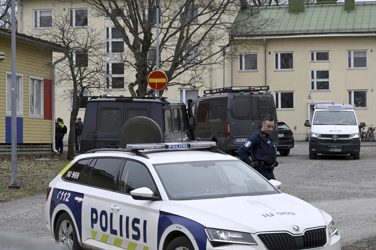 A 12-year-old student opens fire at a school in Finland and wounds 3 ...
