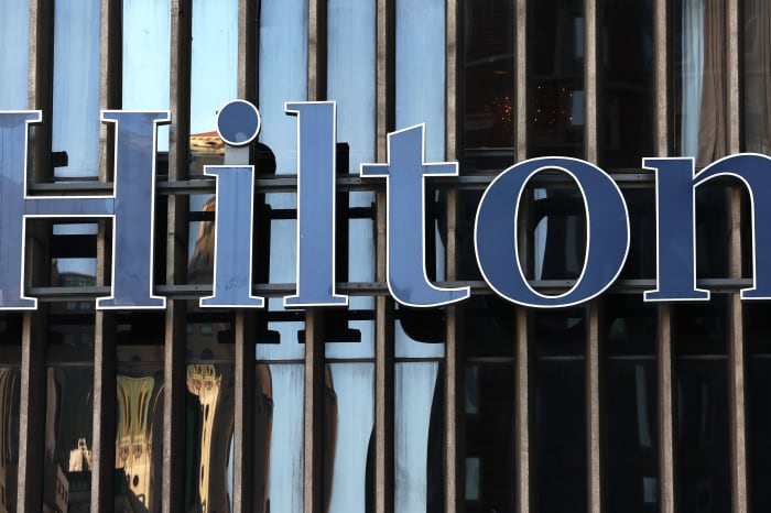 Hilton stock soars 5.7% as hotel operator trounces earnings estimates ...