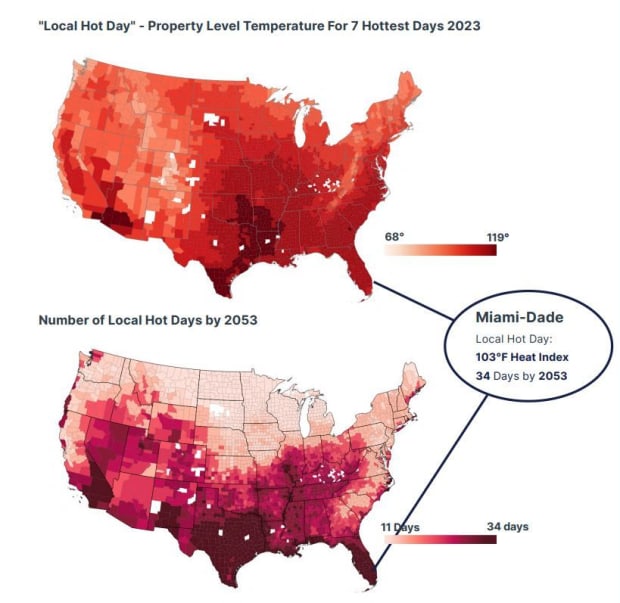 25% of the US will be in the extreme heat belt by 2053. What does this ...