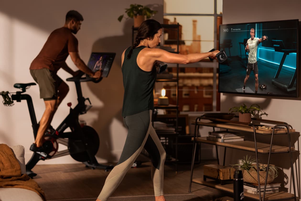Peloton’s stock falls after mixed earnings report - MarketWatch
