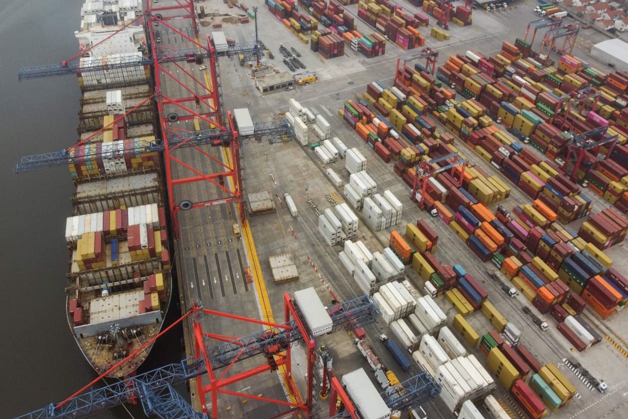 U.S. import prices fall again as strong dollar makes foreign products ...