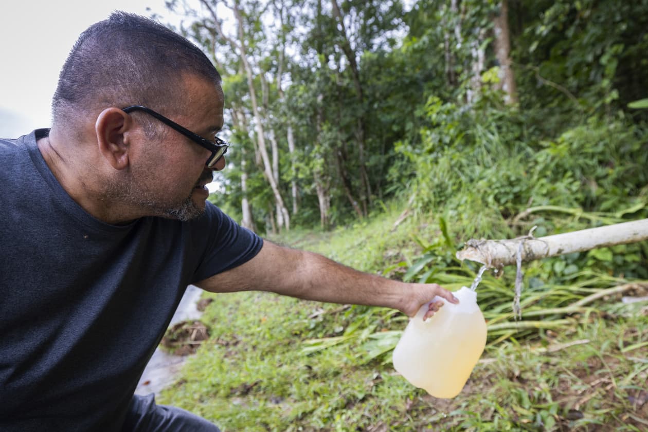 Puerto Rico residents desperate for water after Fiona tears across ...