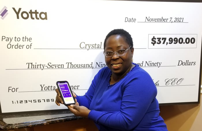 Fintech startup Yotta customer wins $500,000 in sweepstakes drawing ...