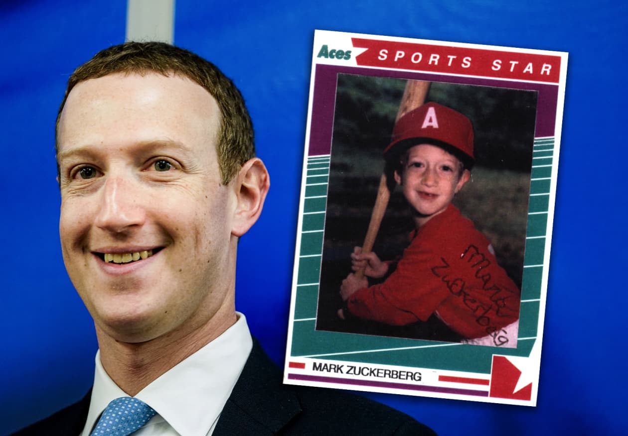 Someone bought Mark Zuckerberg’s baseball card for $105,000 - MarketWatch