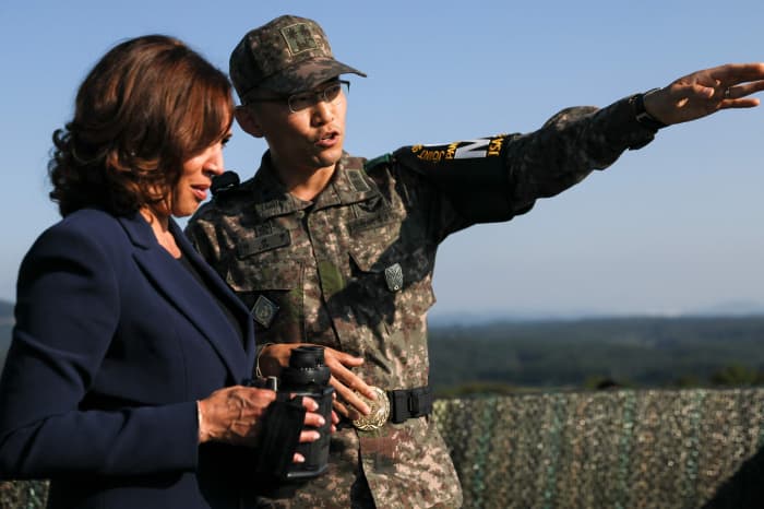 Kamala Harris: North Korean missile launches 'destabilize the region ...