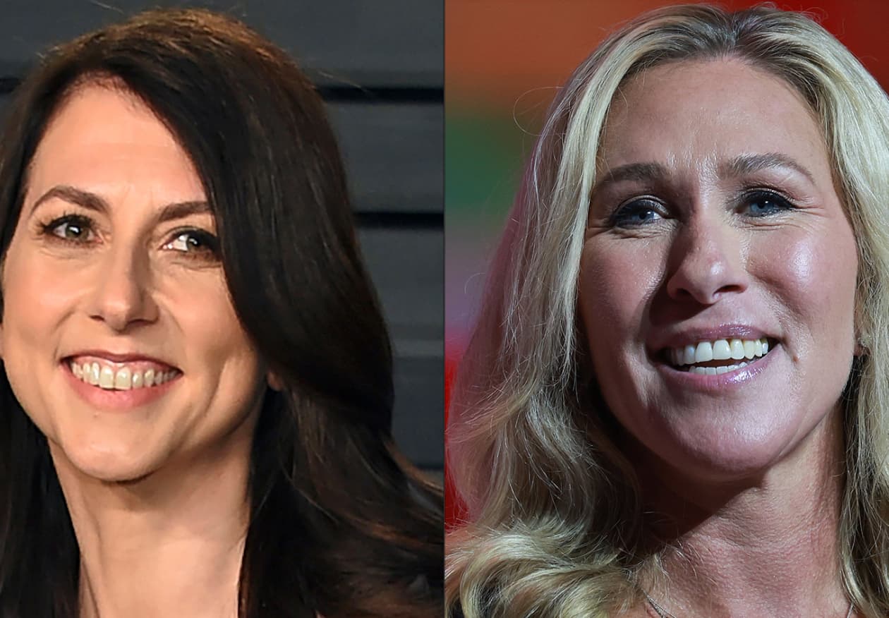 Marjorie Taylor Greene and MacKenzie Scott are both getting divorced ...