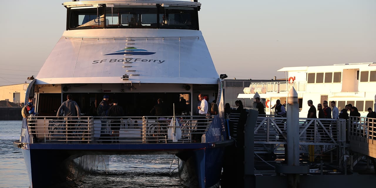 S.F. Bay Ferry dunks on Elon Musk’s floating Cybertruck: ‘Hurry, come ...