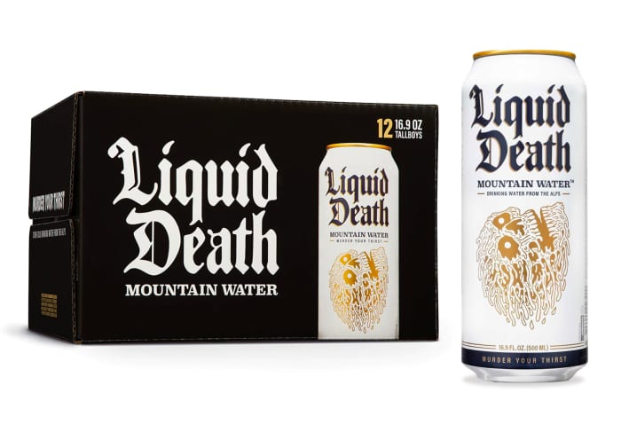 Seller of mountain water in a can, Liquid Death is valued at $700 ...