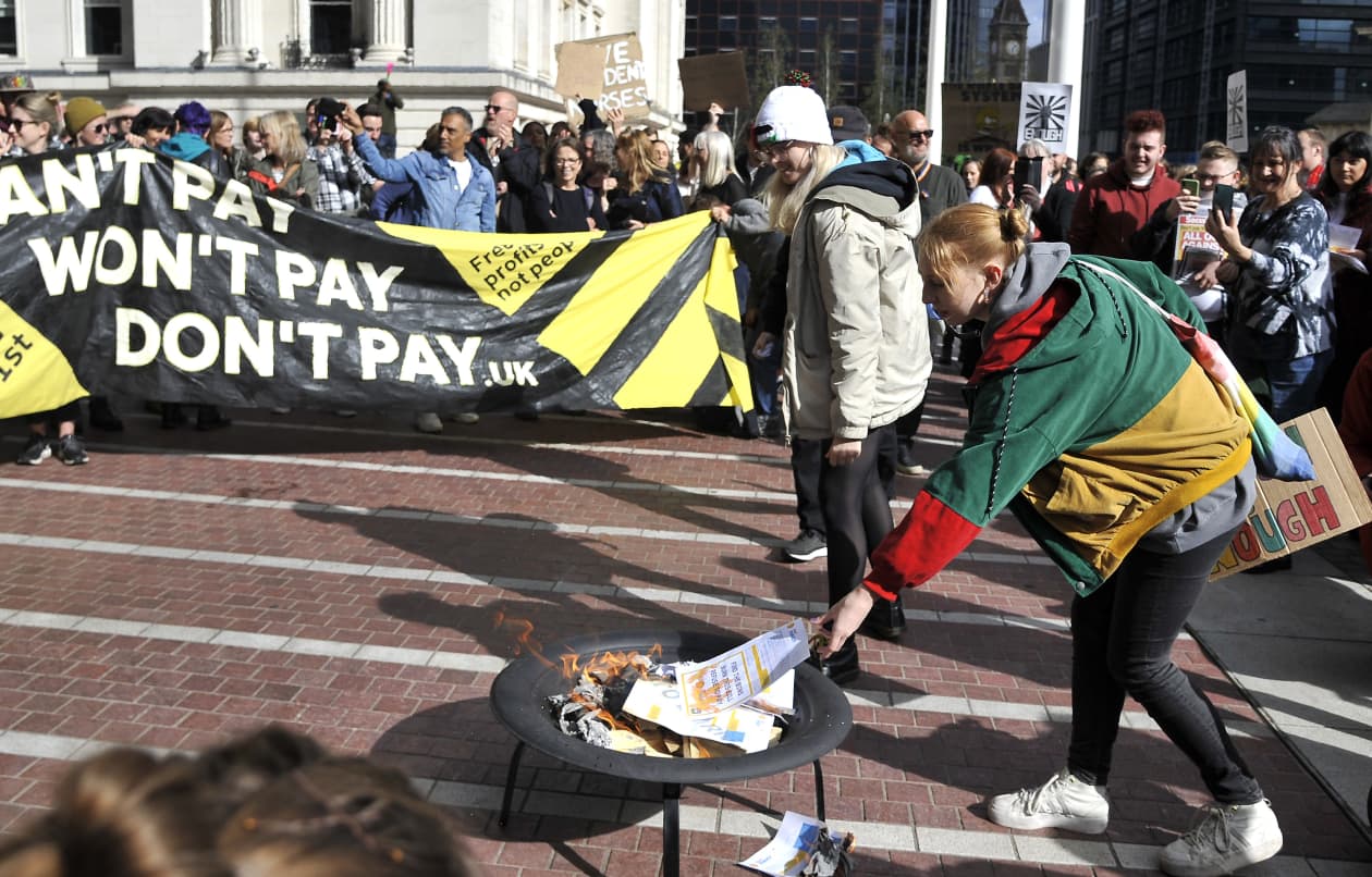 Inflation protests across Europe threaten political instability ...
