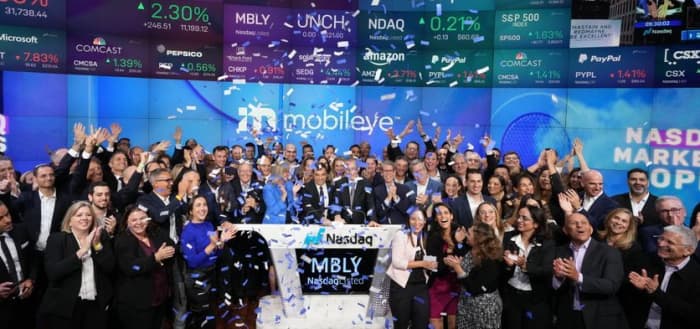 Mobileye stock jumps 38% in return to Wall Street, even though 'investors don't want to talk ...