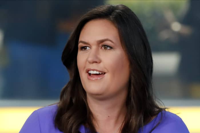 Former Trump spokeswoman Sarah Huckabee Sanders elected Arkansas ...