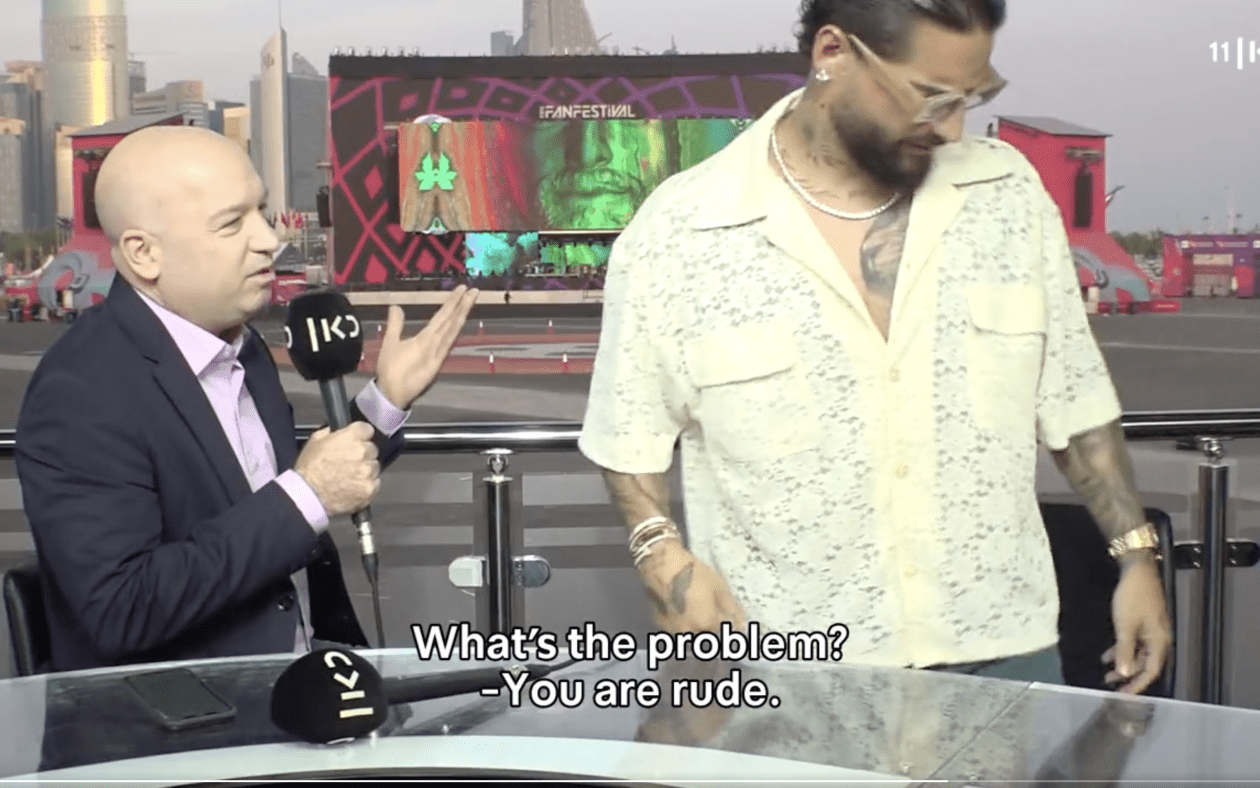 World Cup singer Maluma walks out of live interview over Qatar human ...