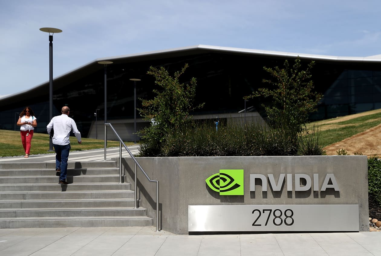 Nvidia’s stock pares losses and remains on track for yet another ...