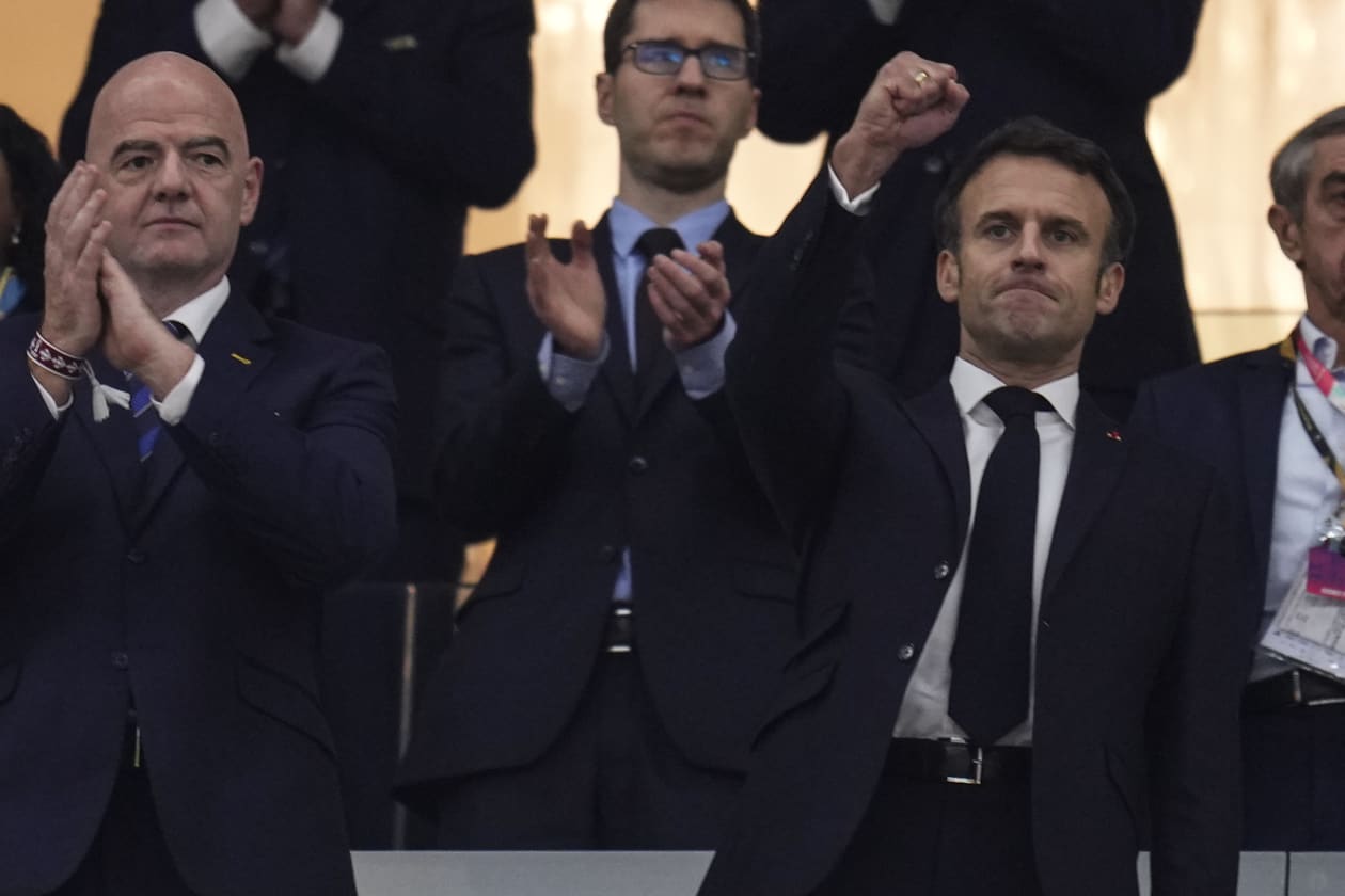 Macron ‘immensely proud’ that French team is through to final with ...
