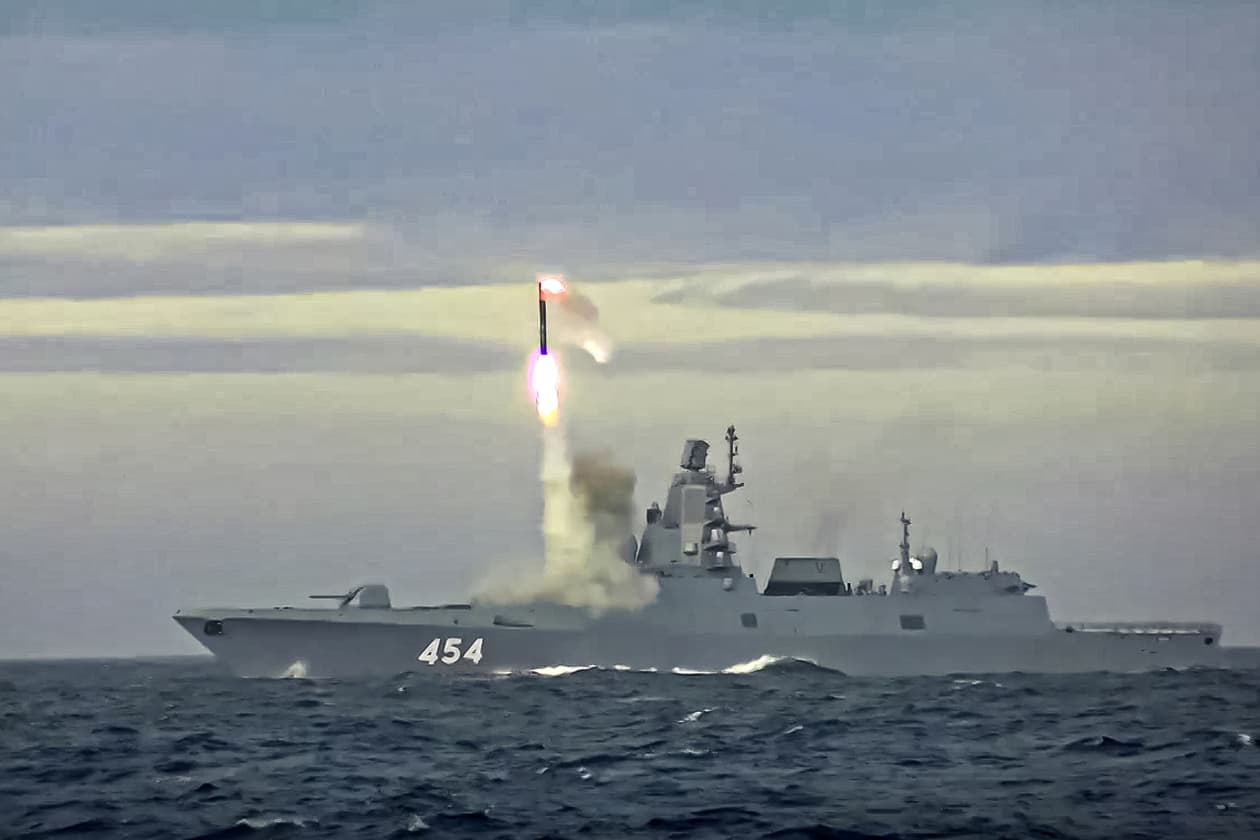 Russia deploys frigate armed with hypersonic missiles for trans-ocean ...