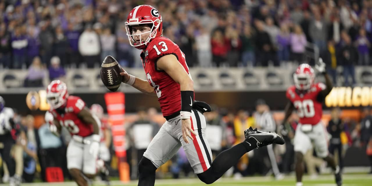 Georgia crushes TCU, 65-7, to win second straight national championship ...