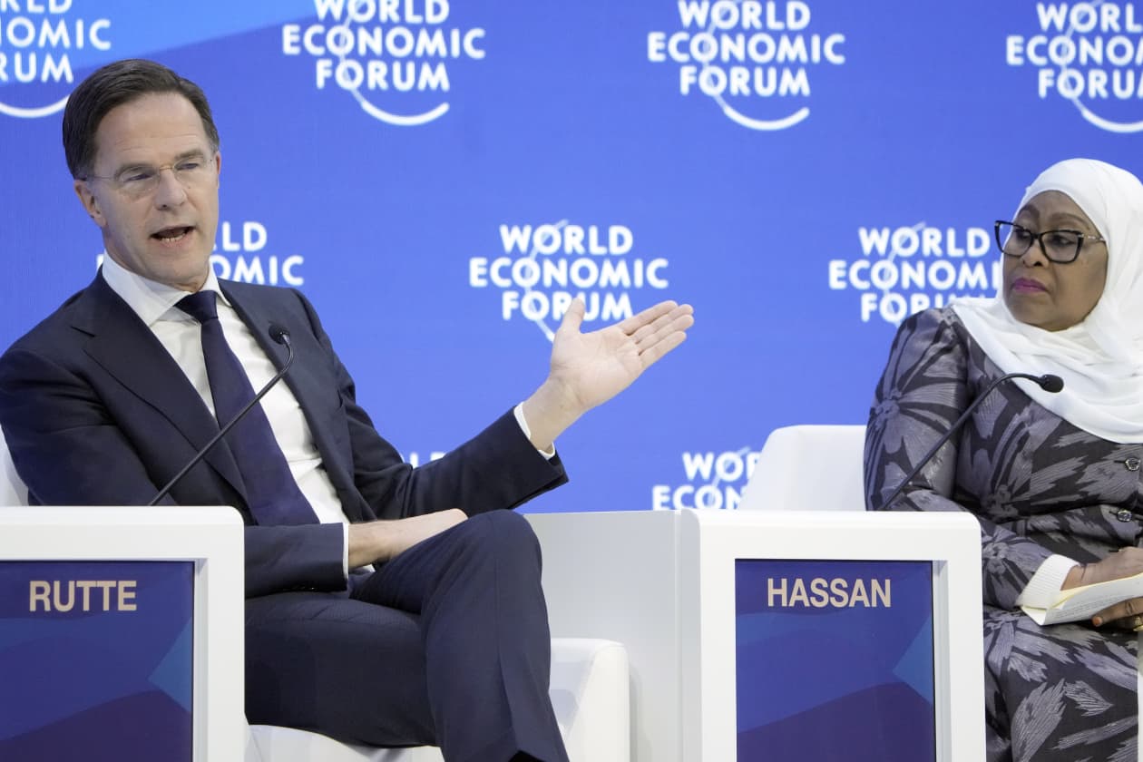 Climate change at Davos: Dutch leader says world should embrace U.S ...