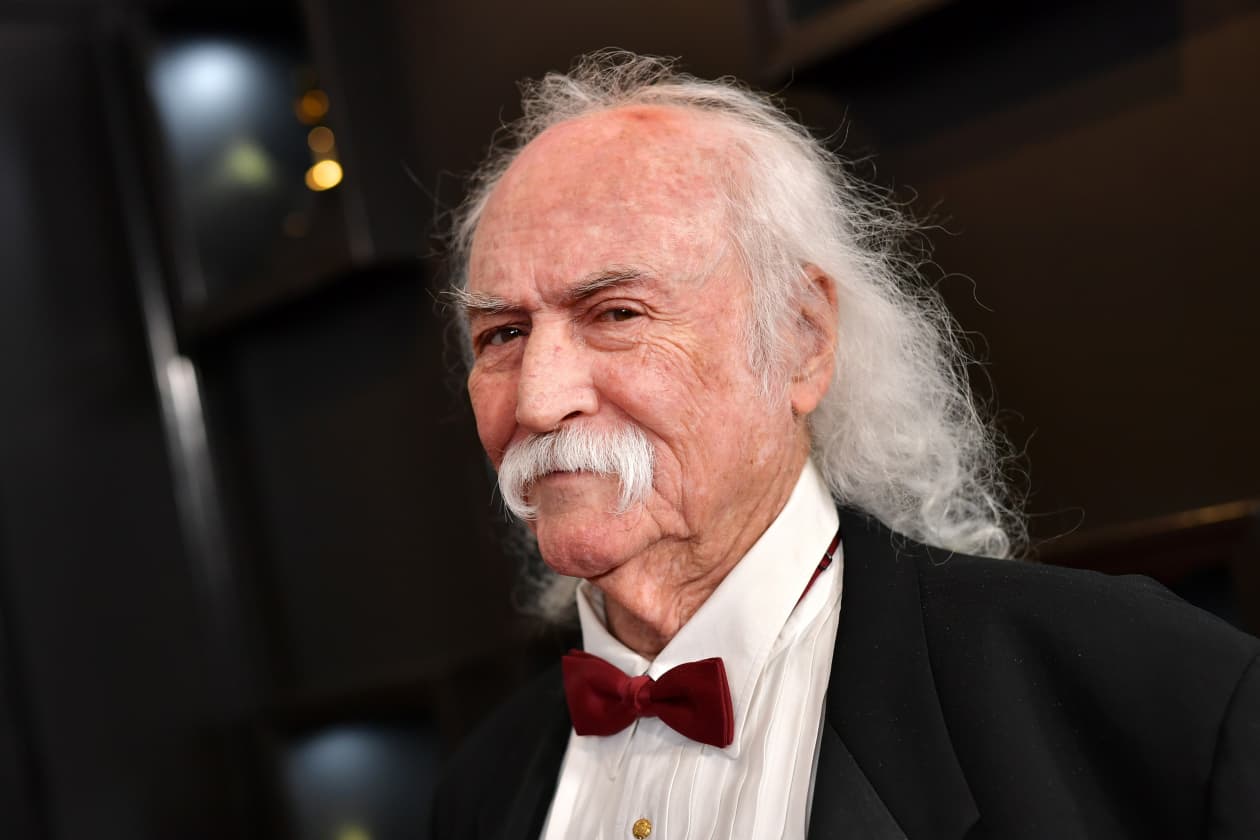Iconic singer/songwriter David Crosby, founding member of the Byrds and ...