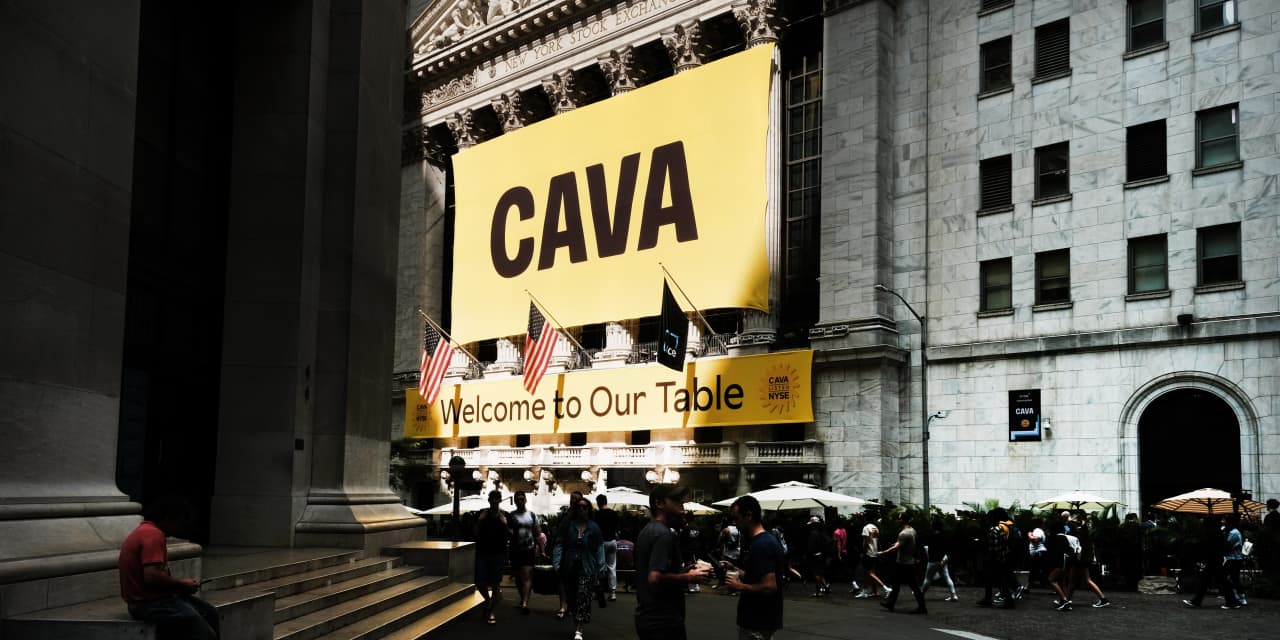Cava’s stock rockets, as CEO sees people eating food they like again ...