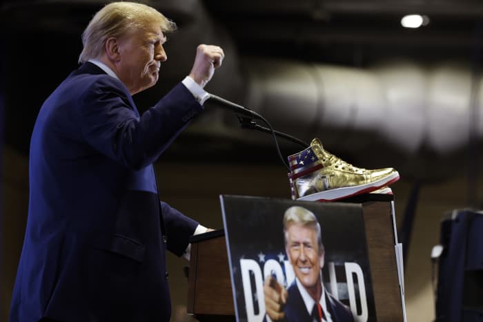Trump’s $399 sneakers are going for up to $45,000. Can they hold their ...