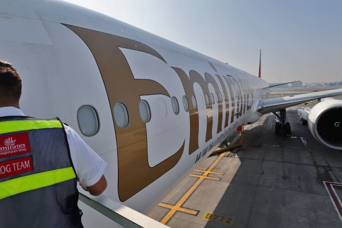 Emirates airline test flies Boeing 777 using sustainable fuel - MarketWatch