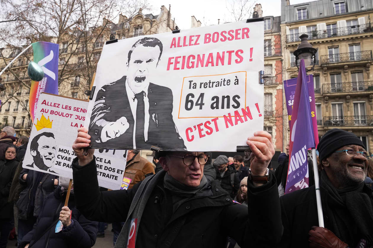 Fourth day of pension reform protests hits France - MarketWatch