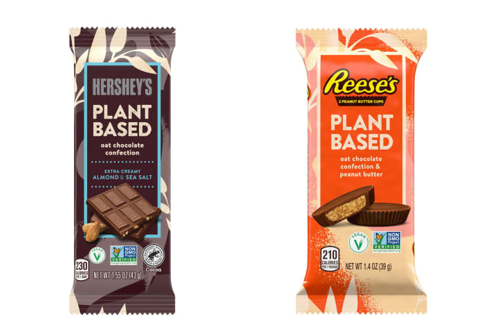Vegan Reese’s Peanut Butter Cups and Hershey chocolate bars are hitting ...