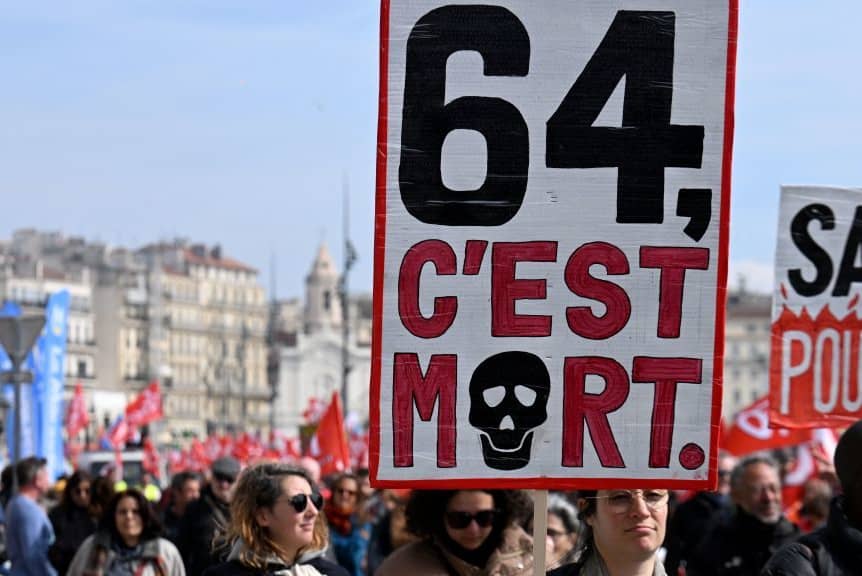 French President Macron is setting an example: Raising the retirement ...