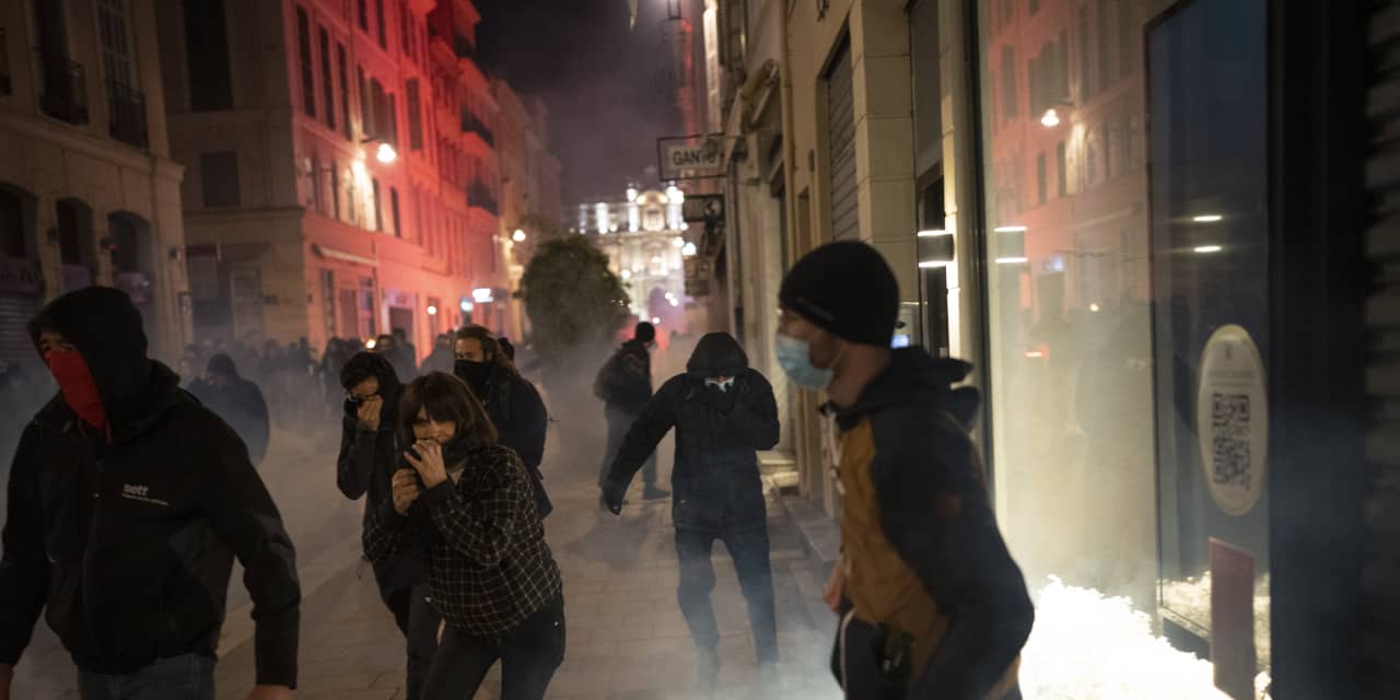 Thousands protest in Paris, across France in anger over Macron’s ...