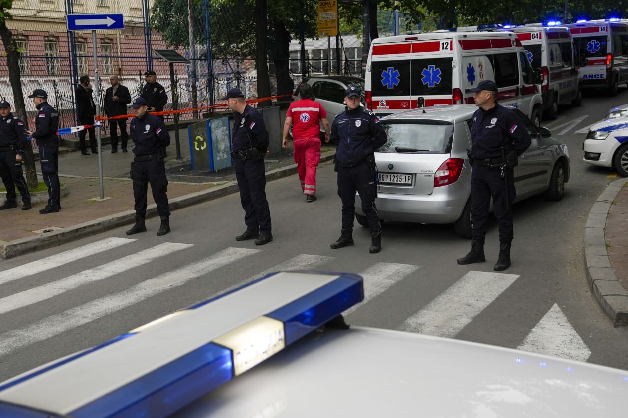 Nine dead after Serb seventh-grader wielding father’s gun opens fire at ...