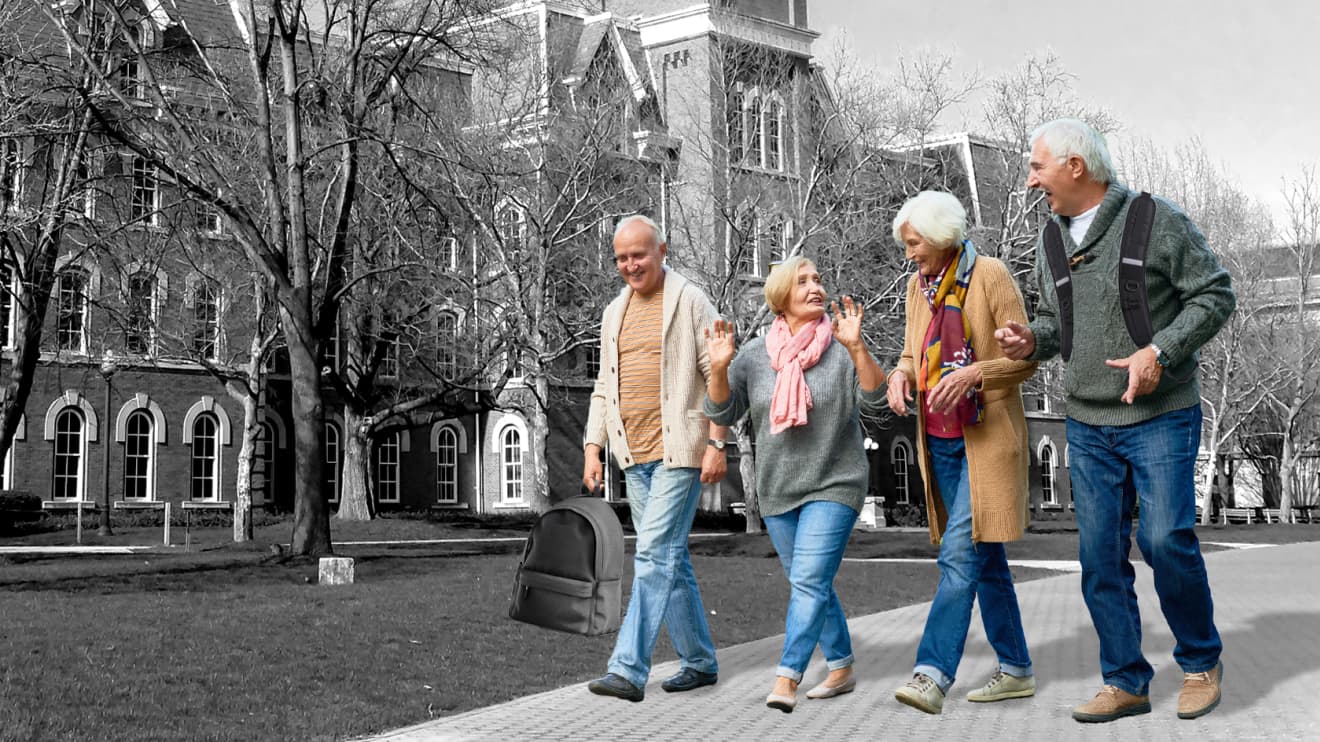 ‘I am beside myself with the classes I have taken.’ Retirees are ...