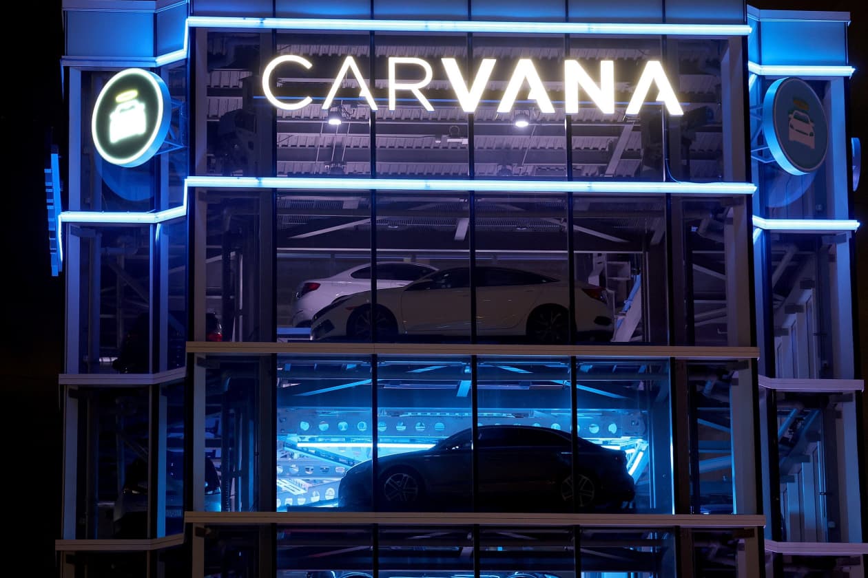 Carvana’s stock jumps 25% after narrower quarterly loss for online used-car retailer - MarketWatch