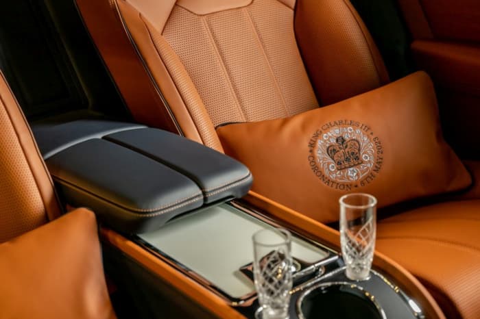 His royal heinie: King Charles to perch on bespoke Bentley pillows at ... His royal heinie: King Charles to perch on bespoke Bentley pillows at ...