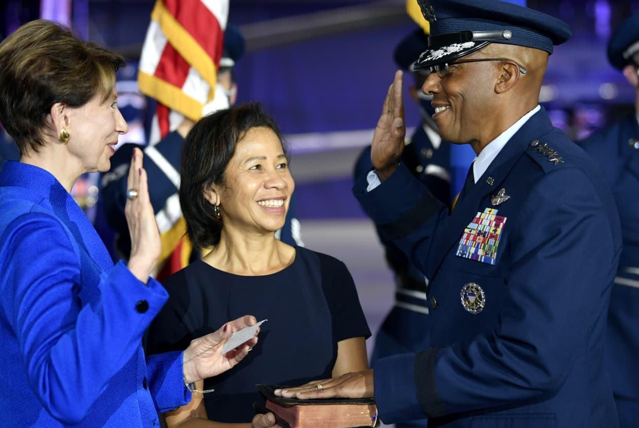 Biden picks history-making Air Force fighter pilot to serve as next ...