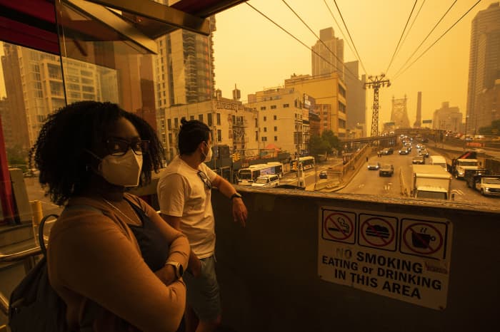 New York to distribute 1 million free N95 masks amid hazardous smoke ...