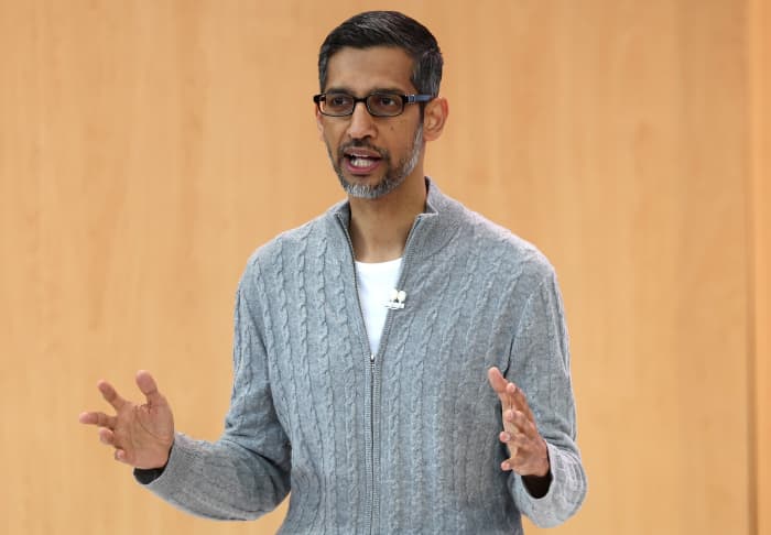 Google CEO Sundar Pichai says he won't be hasty with AI rollout ...