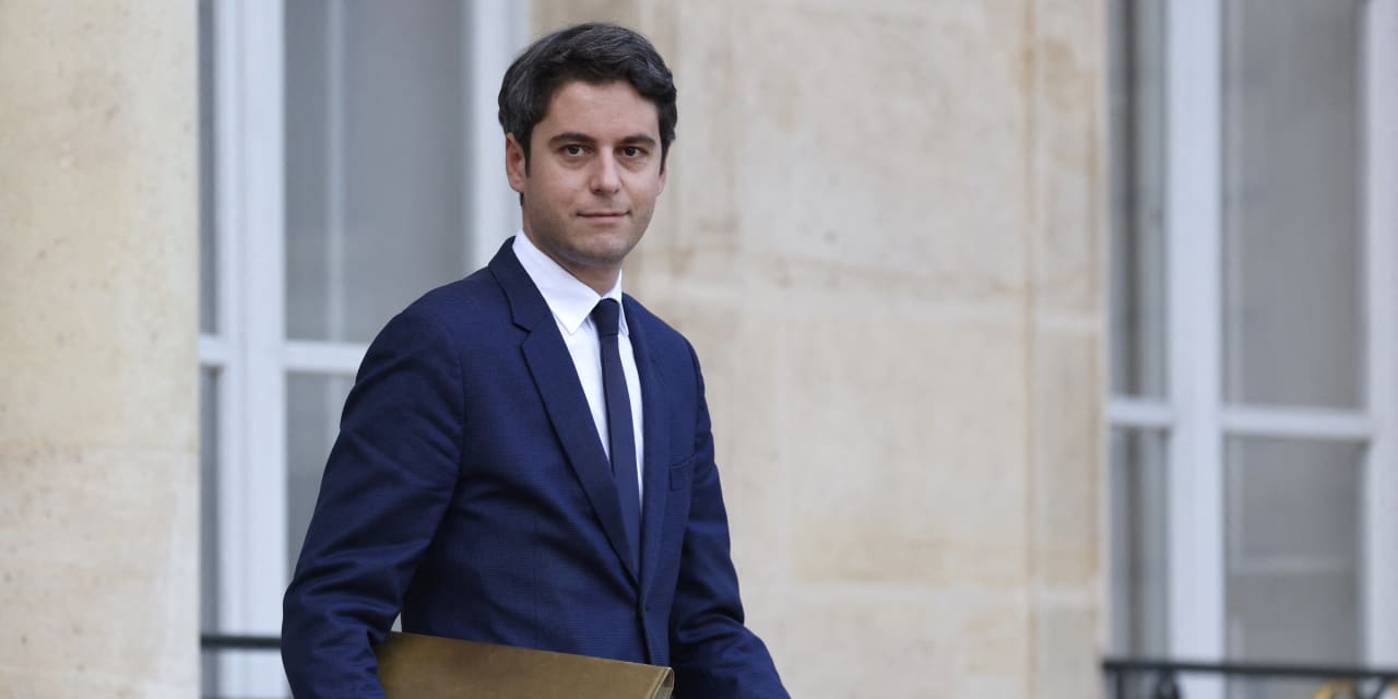 34-year-old Gabriel Attal becomes French prime minister - MarketWatch