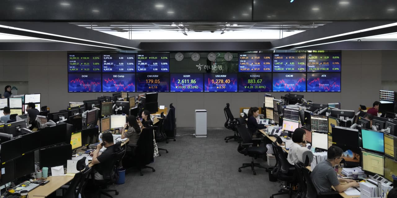 Asia stocks under pressure, tracking Wall Street’s losses last week ...