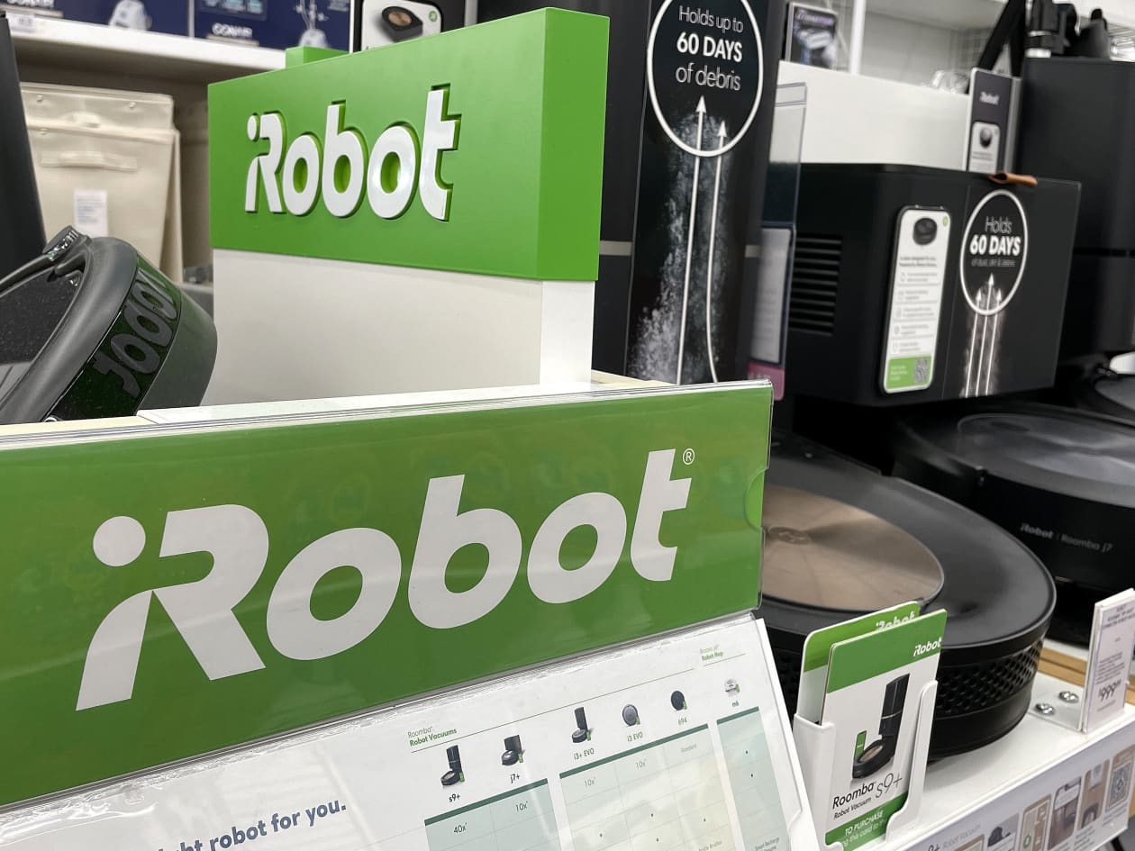 iRobot’s stock slides 9% amid concerns Amazon’s takeover will be ...