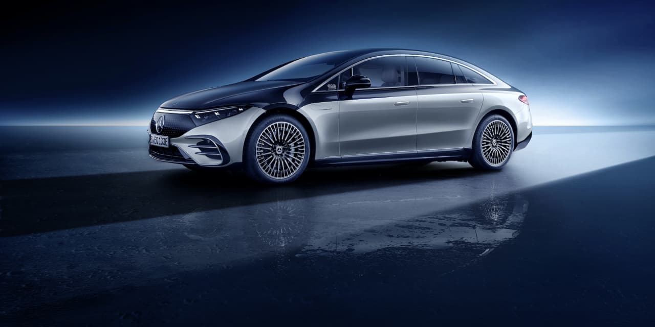 The futuristic 2023 Mercedes-EQ EQS electric sedan offers up thrilling performance, high-tech ...