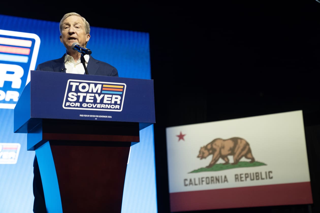 Tom Steyer spent $216 million of his own money to run for governor of ...