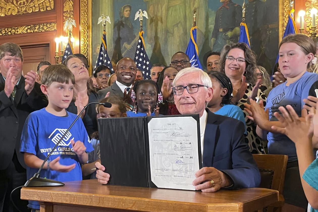 Wisconsin Republicans cry foul as Democratic governor locks in public ...