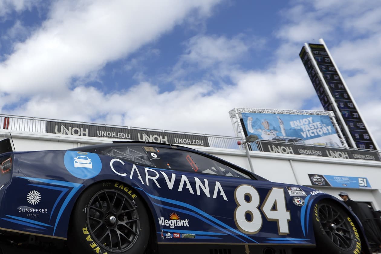 Carvana’s stock has roared back from the brink. This chart shows its ...