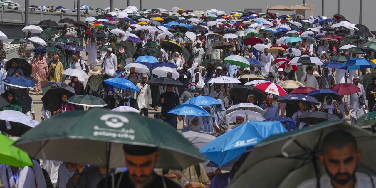 More than 1,300 people died during Hajj this year amid scorching heat - MarketWatch