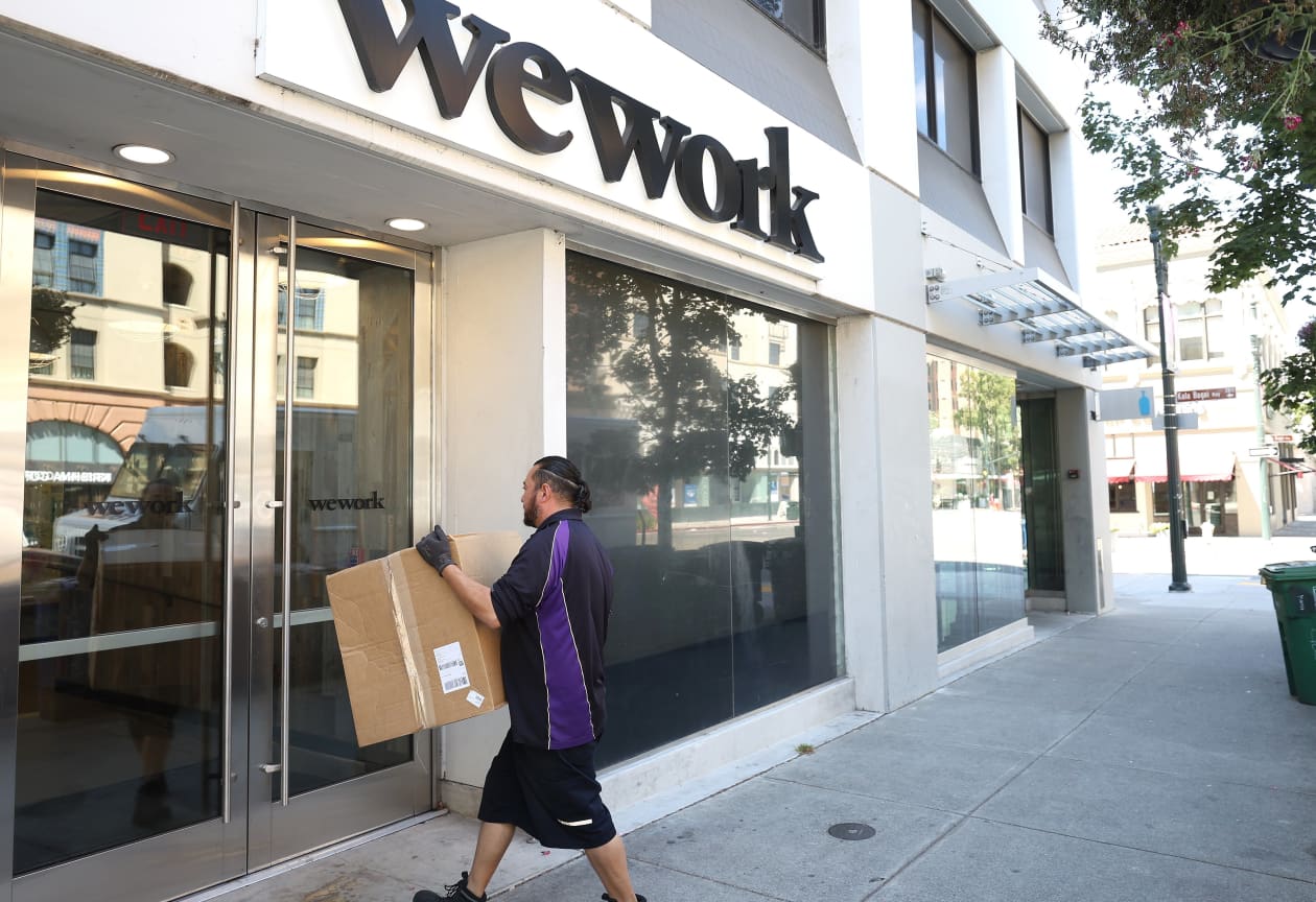 WeWork announces 1-for-40 reverse stock split to regain compliance with ...