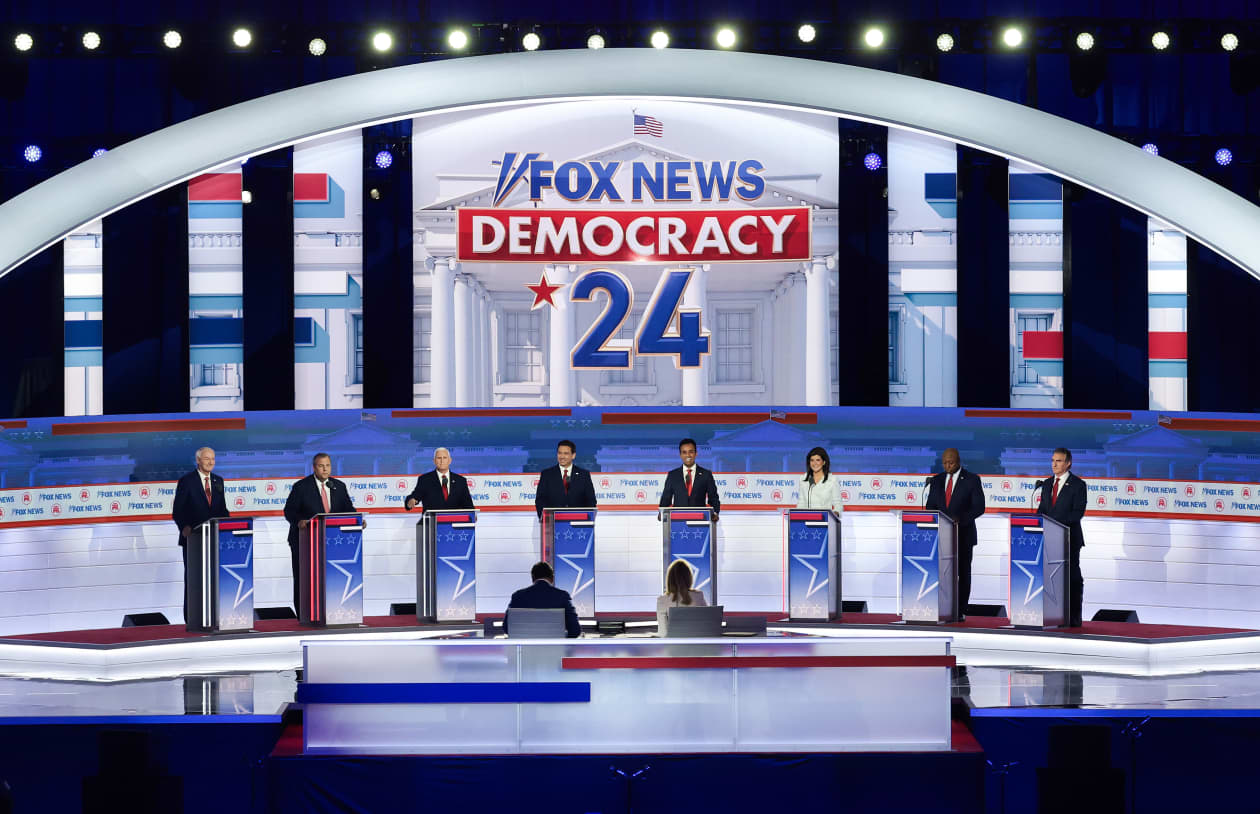 Fox News gets 12.8 million viewers for Republican debate, despite Trump ...