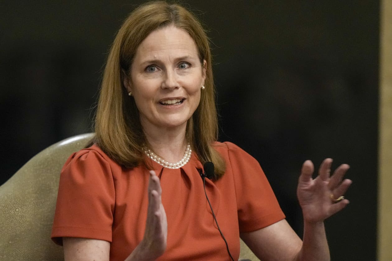 Justice Amy Coney Barrett says she welcomes public scrutiny of Supreme ...